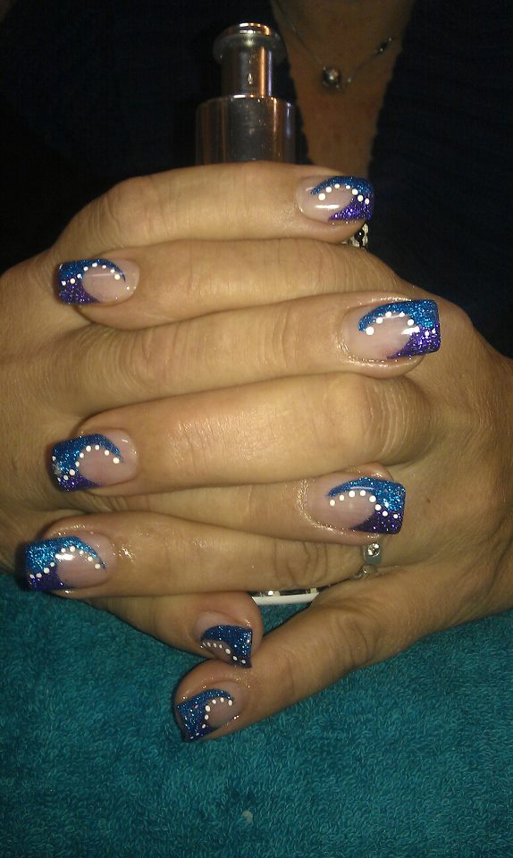 glitzernde Fingernägel | Gecko Nails